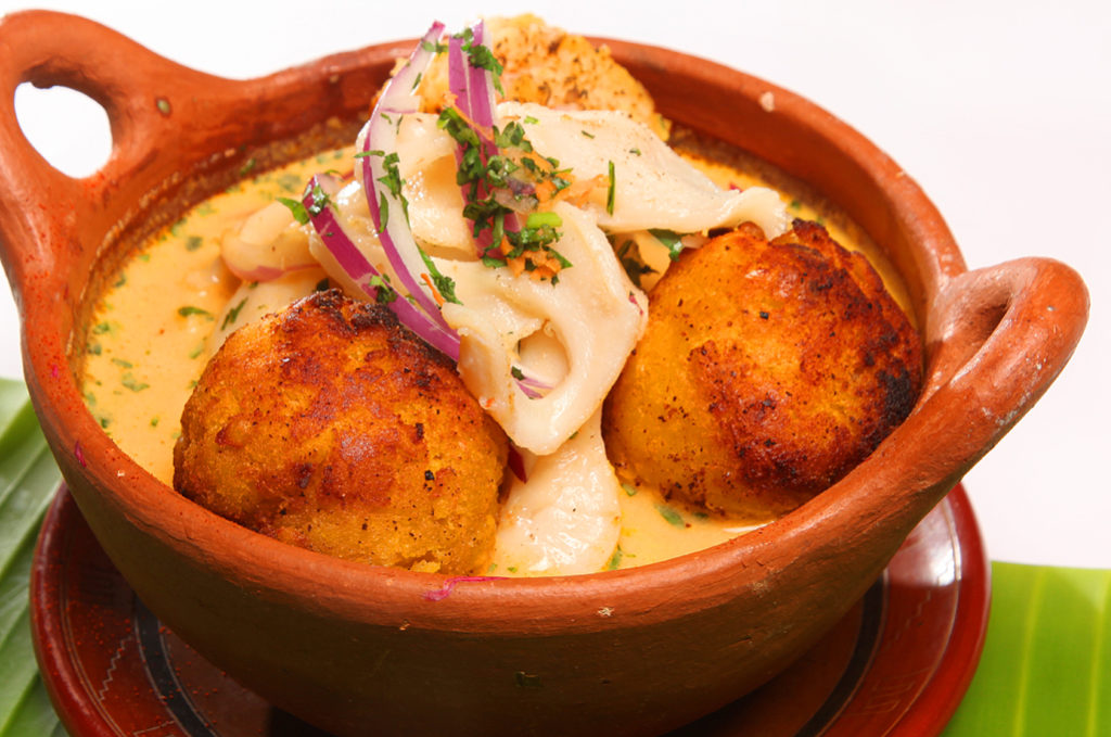 Machuca con sopa marinera ¡una explosión de sabor caribeño!