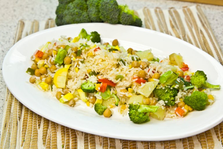 Arroz con vegetales - Buen Provecho - Las mejores recetas de cocina