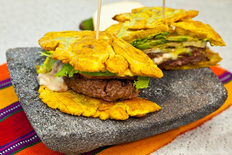 Tostón burger - Buen Provecho - Las mejores recetas de cocina