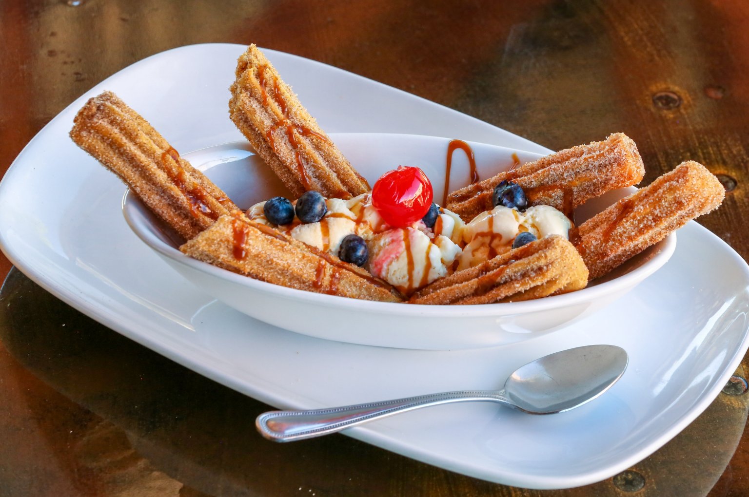Churros españoles caseros con Choco-Avellana La Lechera