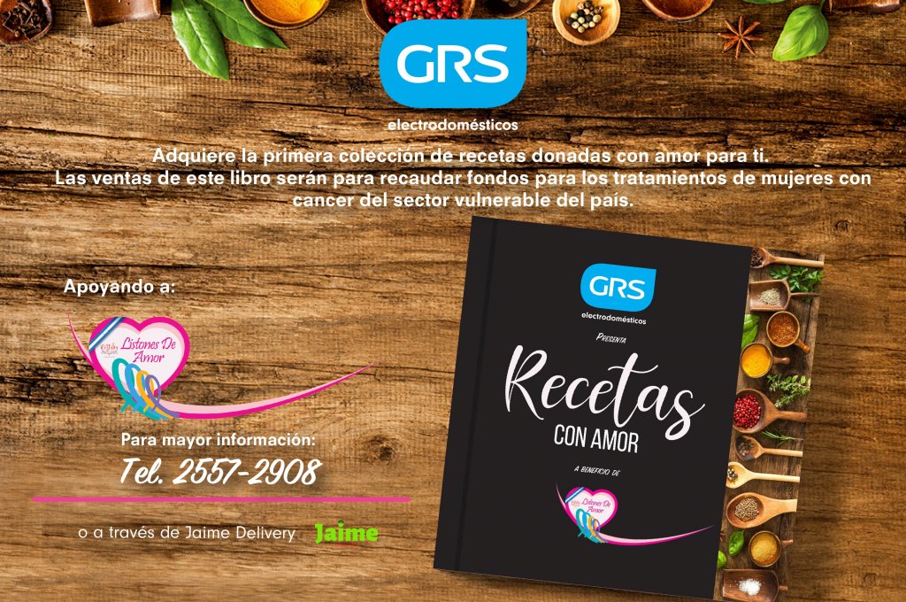 GRS Electrodomésticos lanza su proyecto “Recetas con Amor”