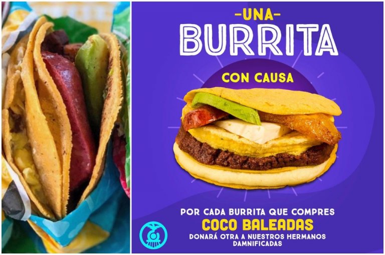 Coco Baleadas un ejemplo de caridad ante la emergencia del huracán Eta