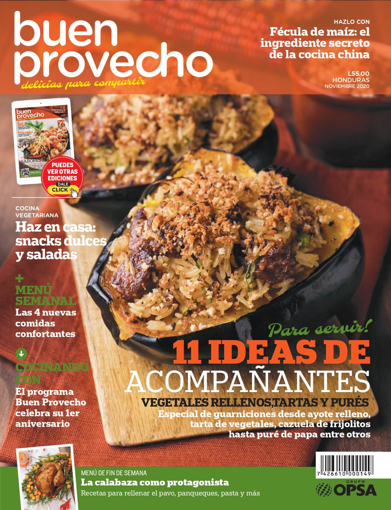 Descarga YA la edición digital Buen Provecho del mes de noviembre