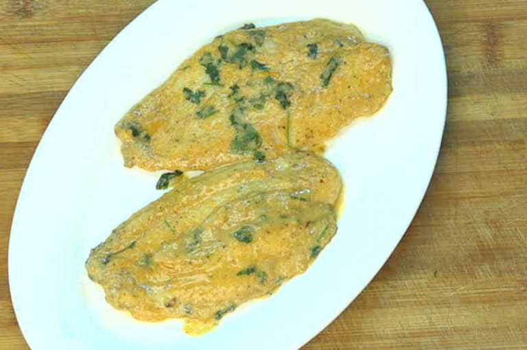 Filete de corvina al cacahuate ¡una verdadera delicia!