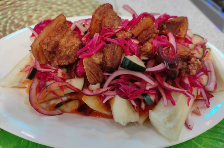 Yuca con chicharrón - Buen Provecho - Las mejores recetas de cocina